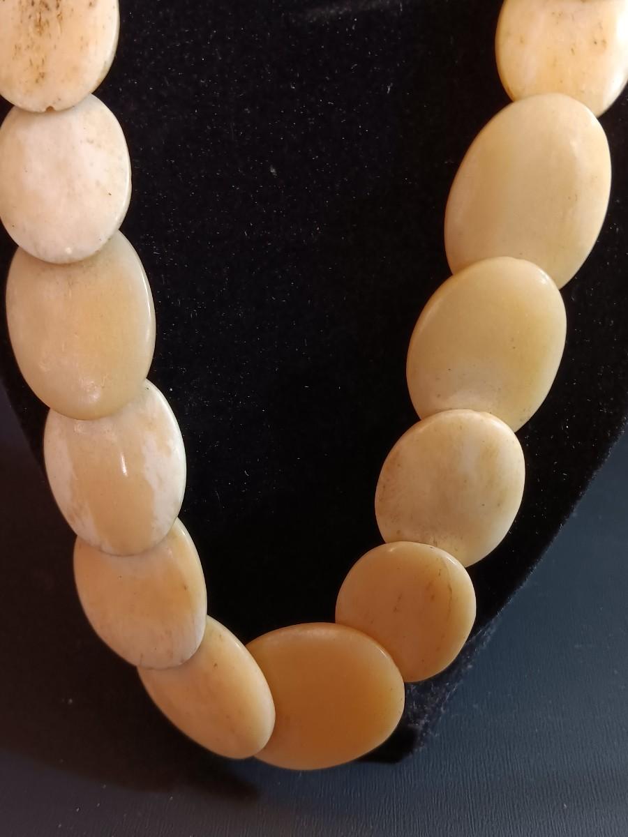 Antique Victorian bone necklace | EstateSales.org