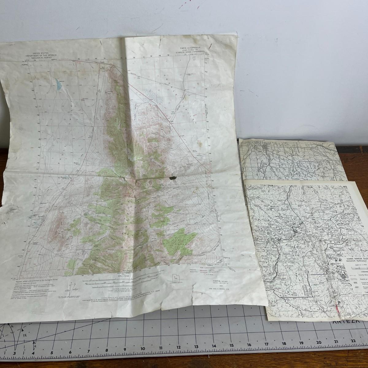 Utah Geological Map Bundle | EstateSales.org