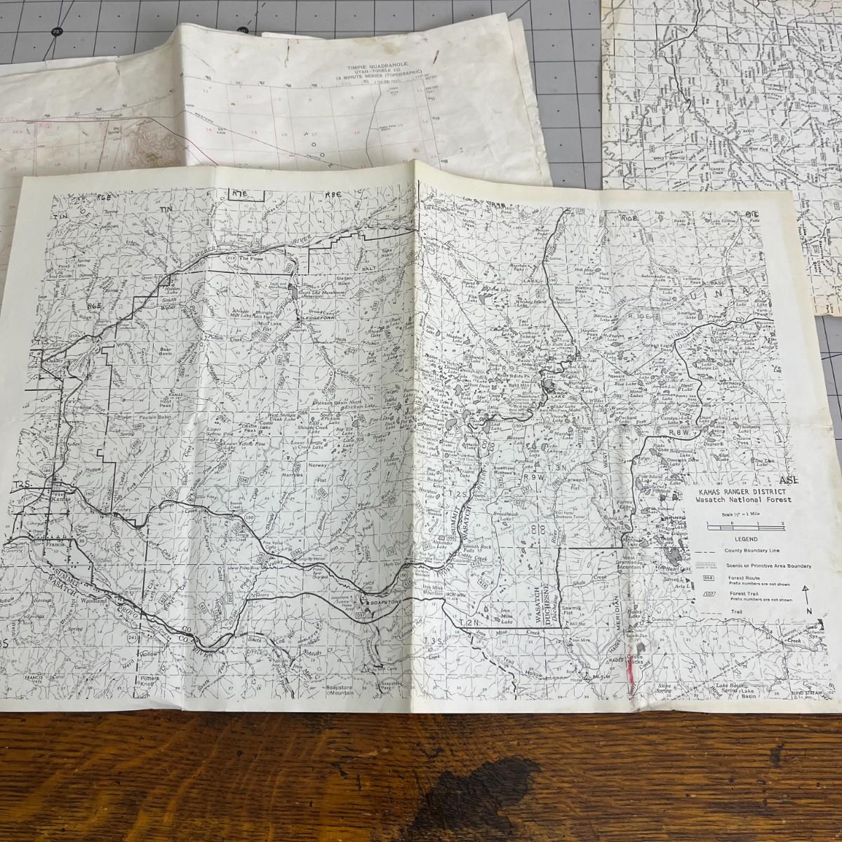 Utah Geological Map Bundle | EstateSales.org