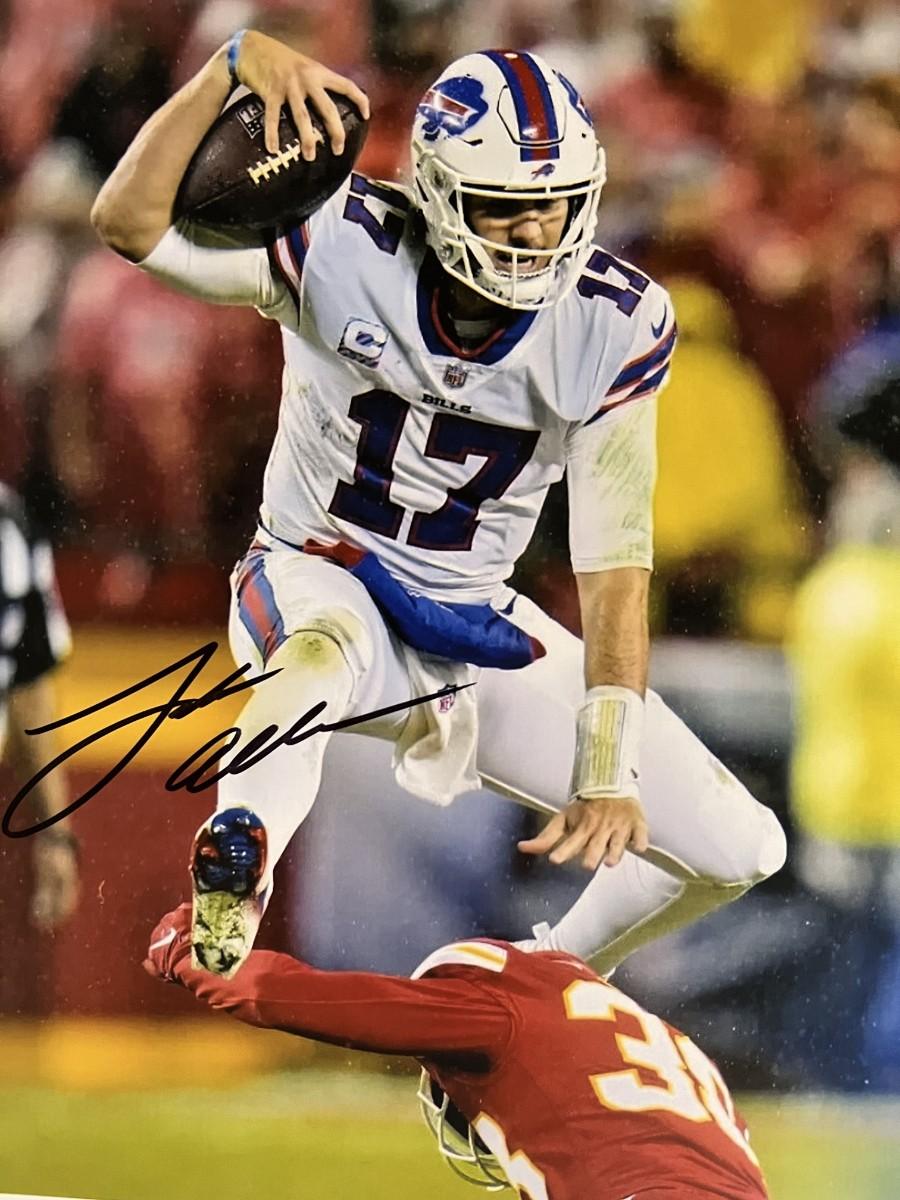 Josh Allen signed photo | EstateSales.org