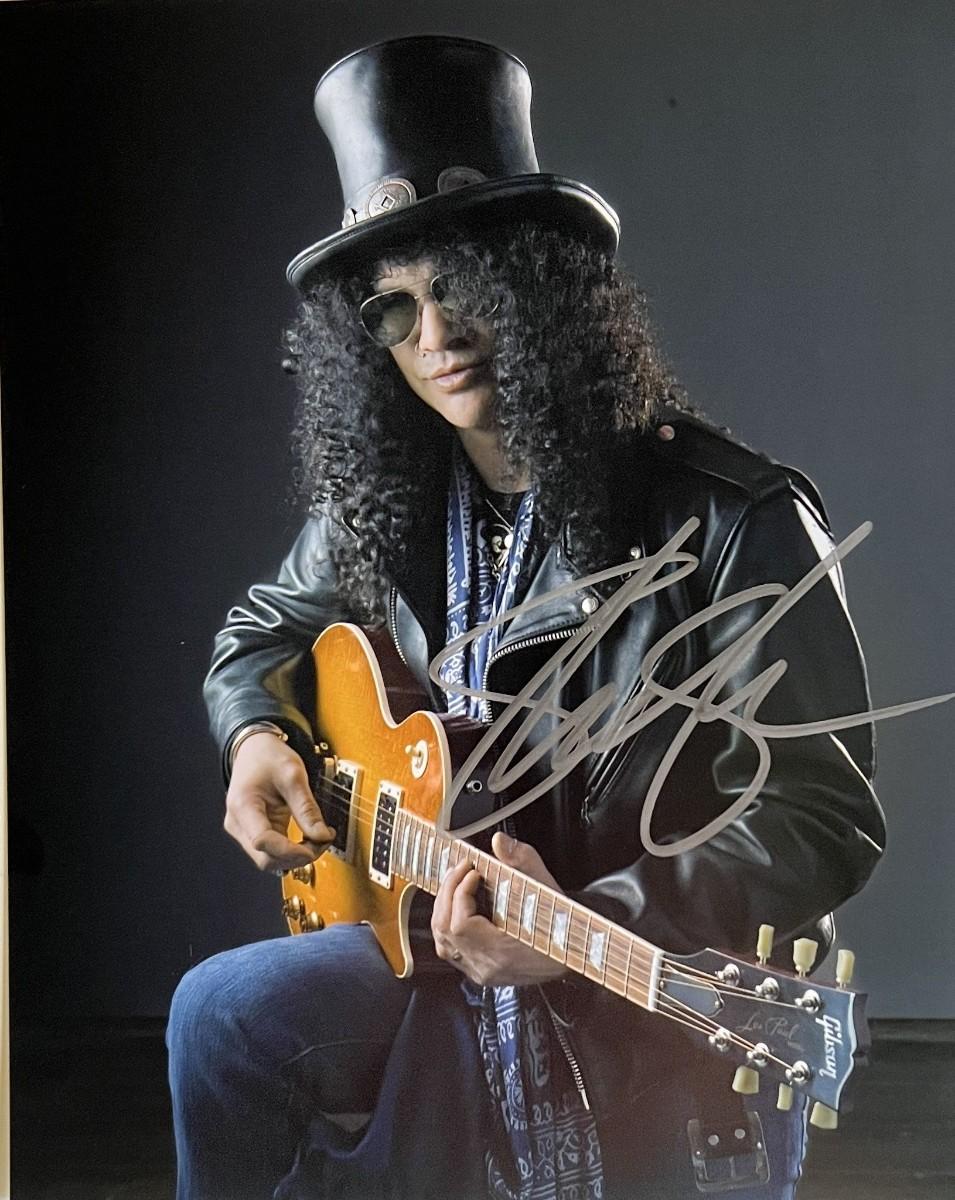 Guns N Roses Slash signed photo | EstateSales.org