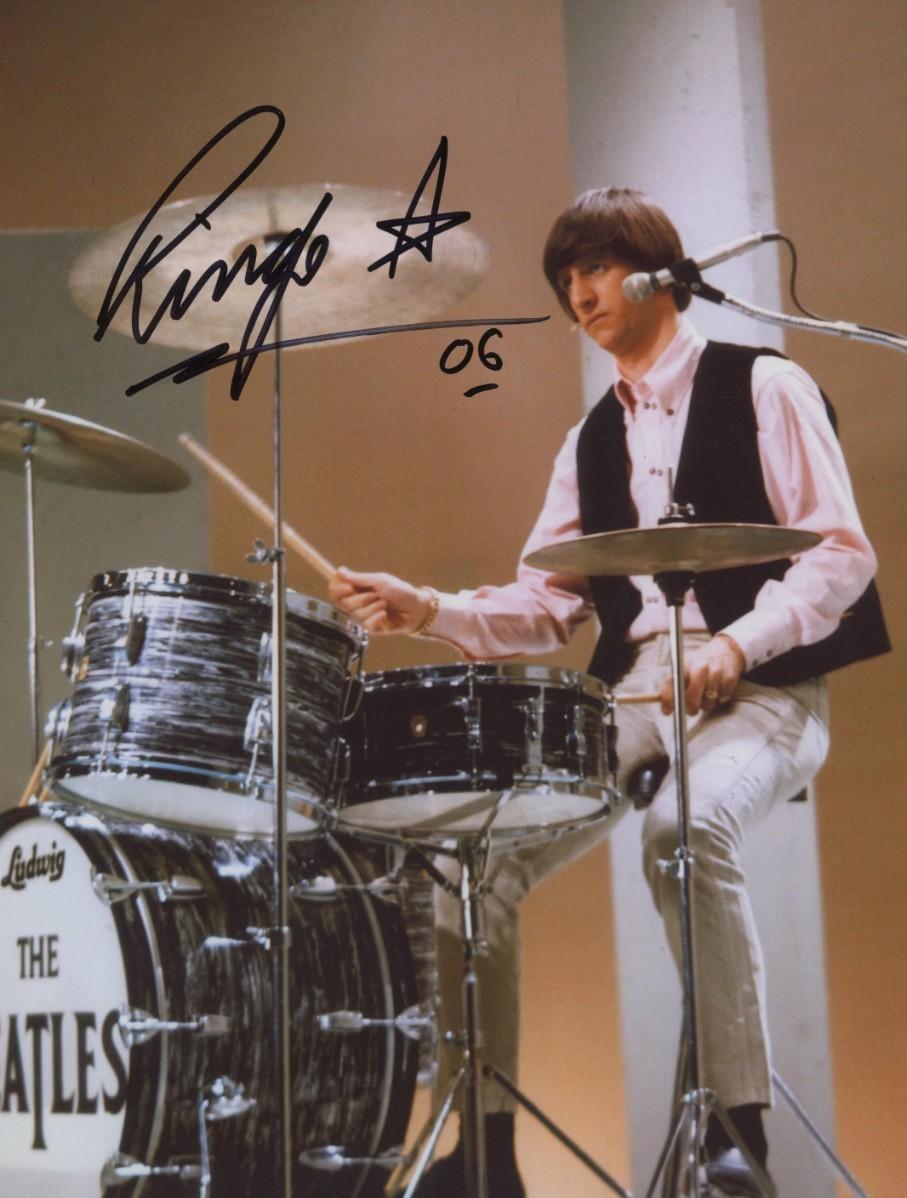 Ringo Starr signed photo | EstateSales.org