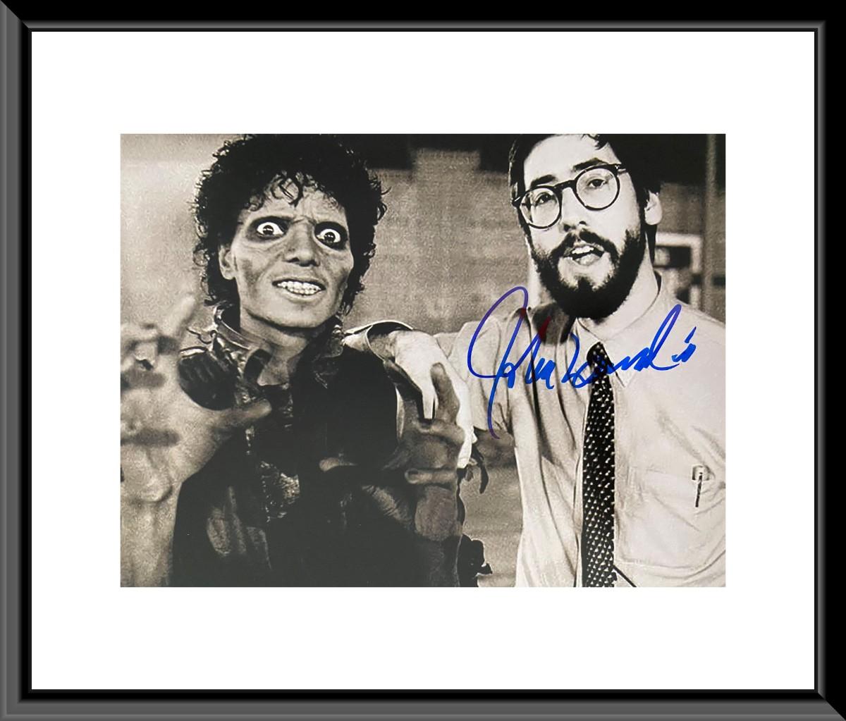 Michael Jackson's Thriller John Landis signed photo | EstateSales.org