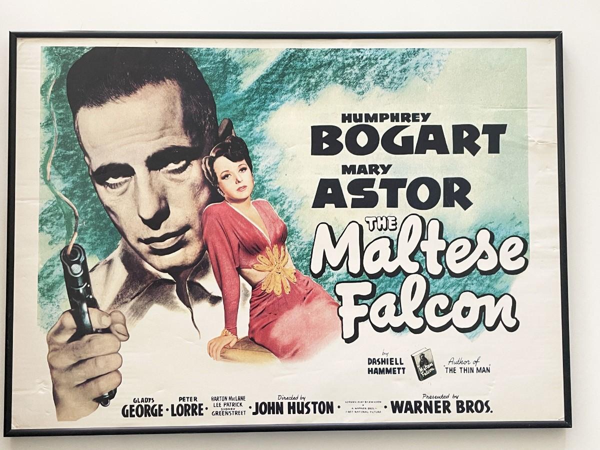The Maltese Falcon Vintage Movie Poster | EstateSales.org
