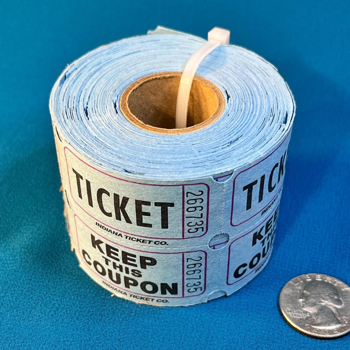 ROLL OF 2-PART RAFFLE TICKETS | EstateSales.org