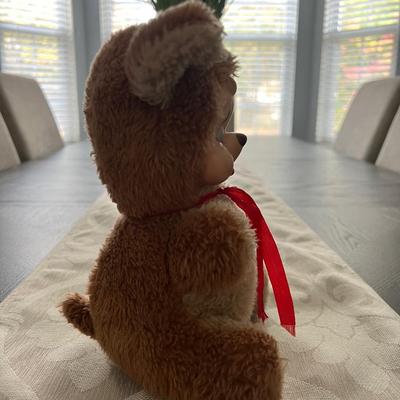 Vintage Rushton Rubber Face Rare Sad Crying Bear Plush | EstateSales.org