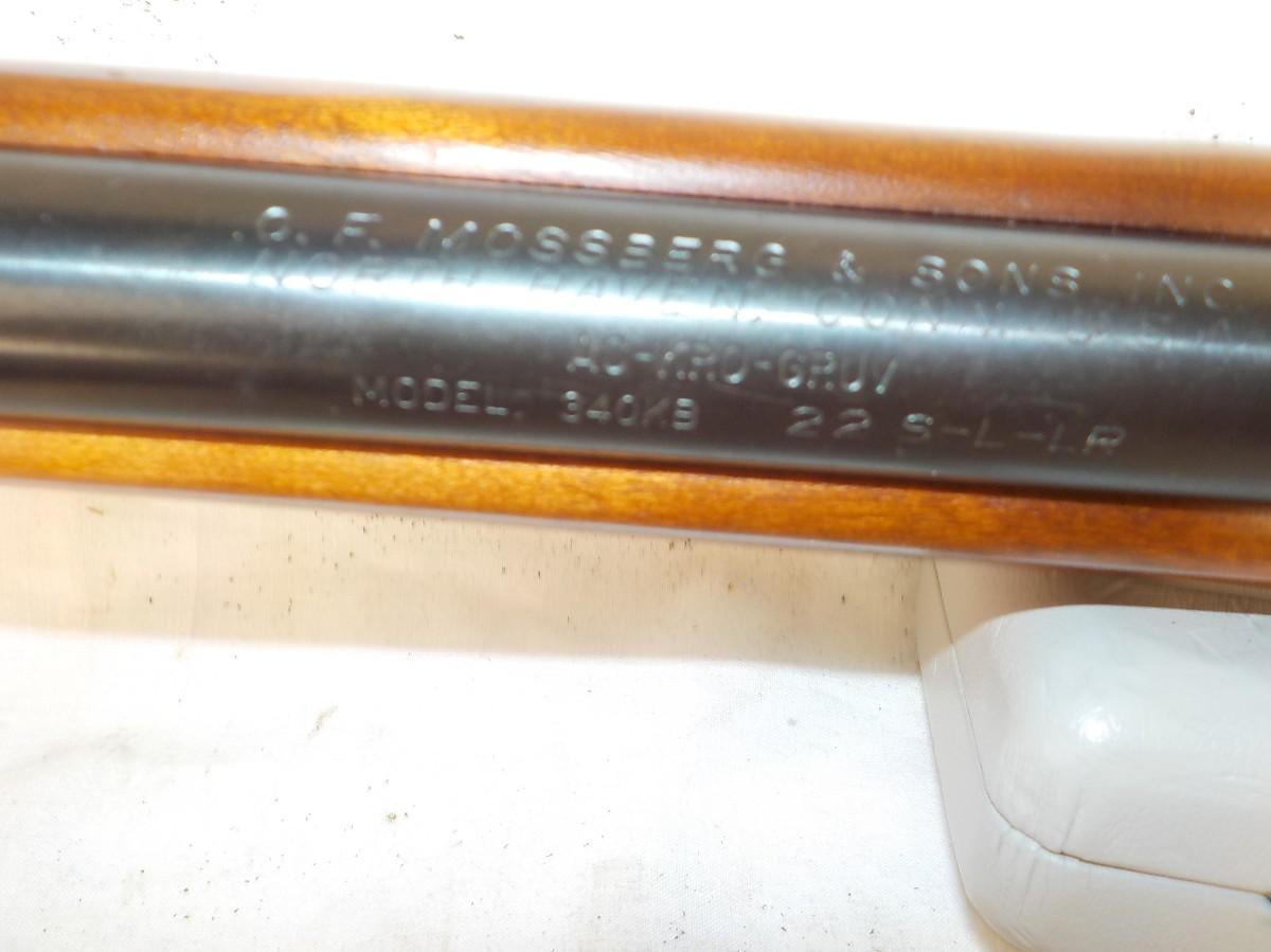 Mossberg model 140/8 , 22cal., short, long., long rifle/ Mag.. est ... Mossberg model 140/8 , 22cal., short, long., long rifle/ Mag.. est ...