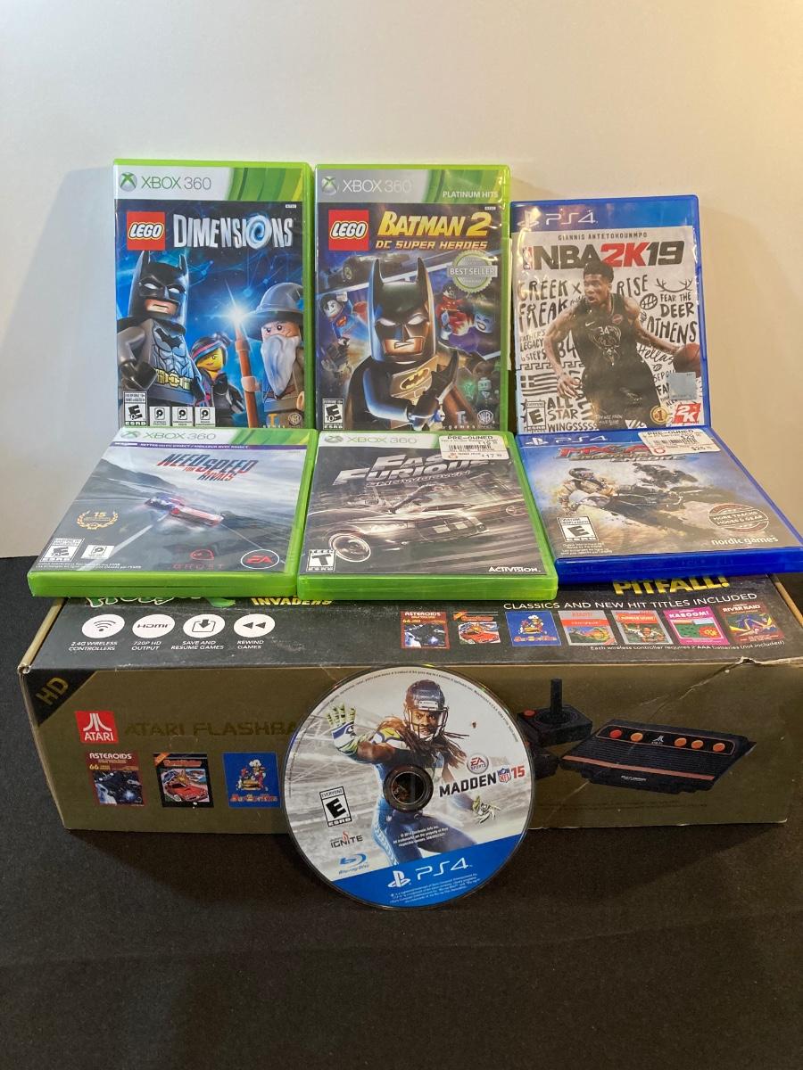 LOT 61J: Gaming Collection - Xbox 360, PS4 and Atari | EstateSales.org