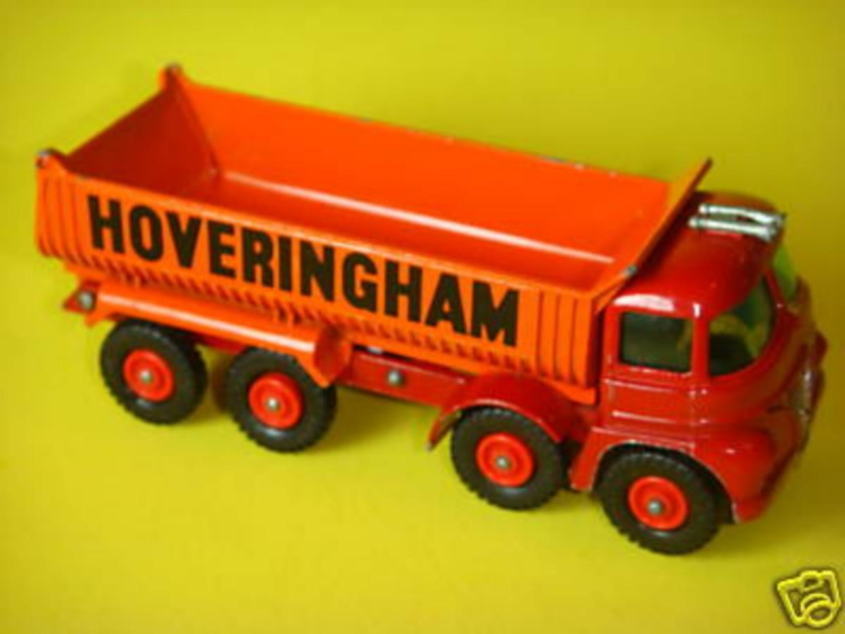 NICE VINTAGE 1960'S #17 LESNEY MATCHBOX HOVERINGHAM TIPPER TRUCK ...