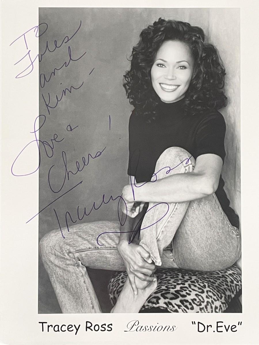 Passions Tracey Ross signed photo | EstateSales.org