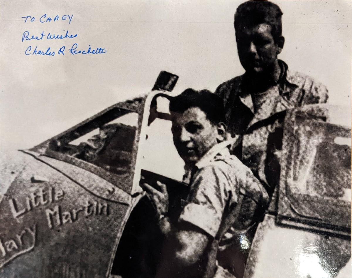 WW1 ACE Charles Fischette Signed Photo | EstateSales.org