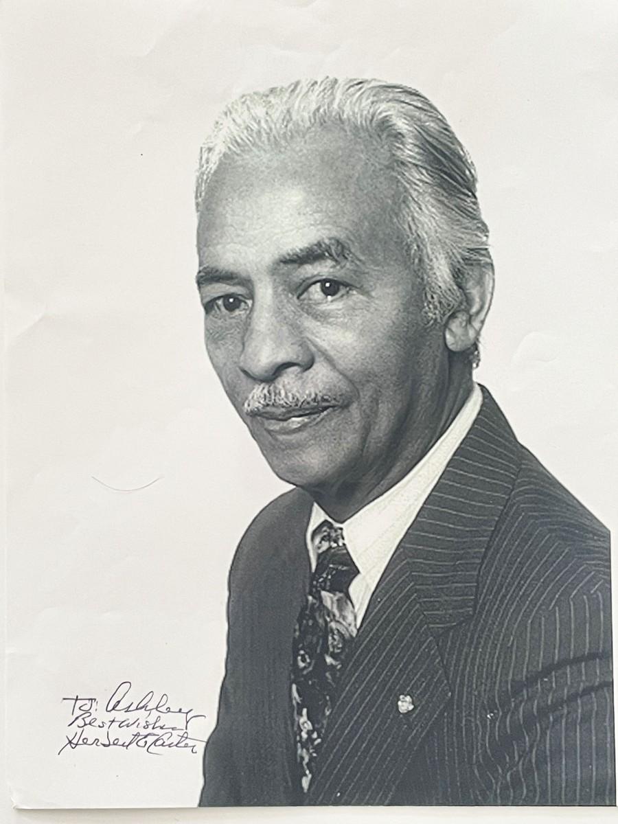 WWII Tuskegee Airman Lt Col Herbert E. Carter signed photo ...