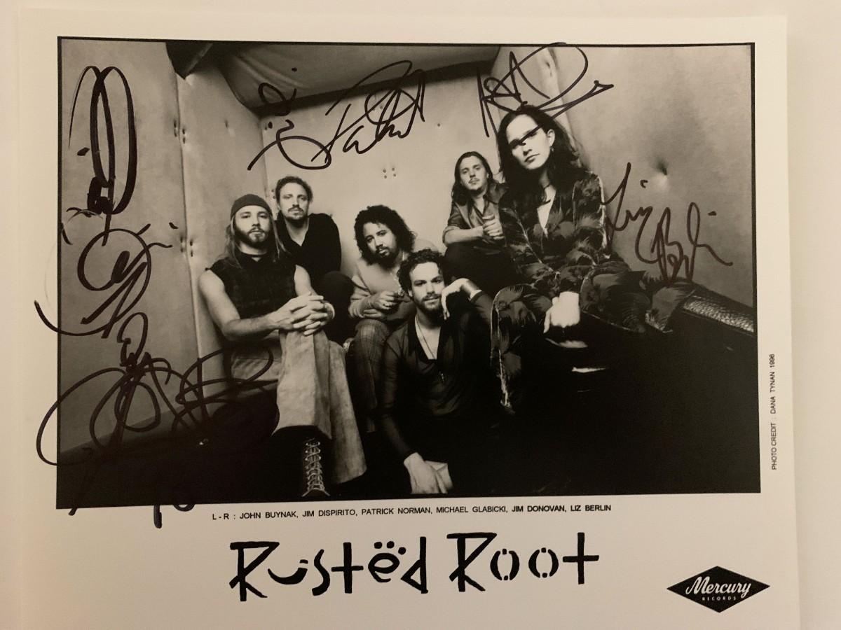 Rusted Root band signed photo | EstateSales.org