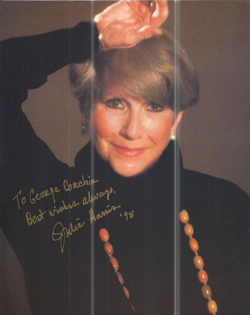 Julie Harris signed photo | EstateSales.org