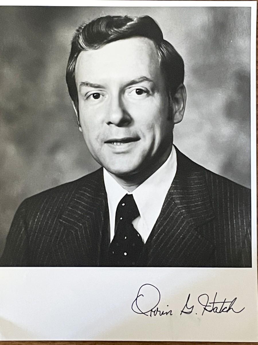 Orrin Hatch signed photo | EstateSales.org