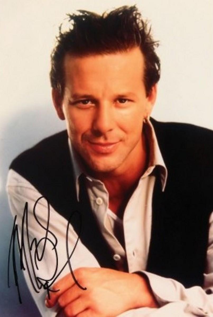 Mickey Rourke signed portrait photo | EstateSales.org