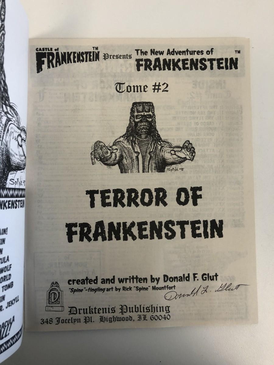 The New Adventures of Frankenstein Tome #2 Terror of Frankenstein ...