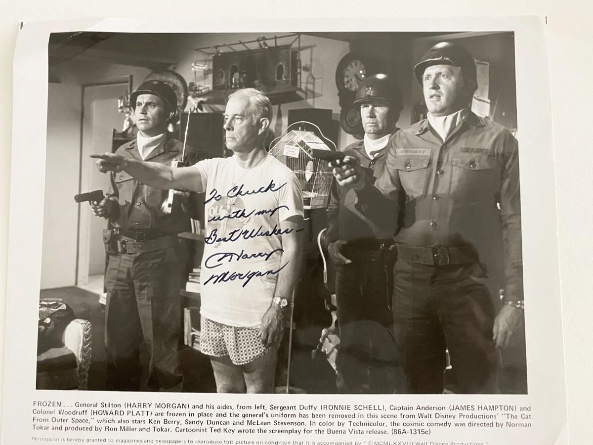MASH star Harry Morgan signed photo | EstateSales.org