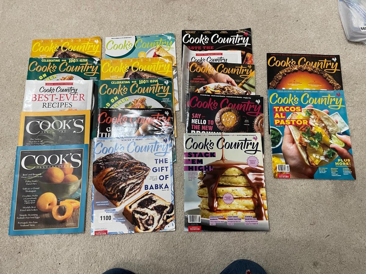 Cooks Country magazines | EstateSales.org