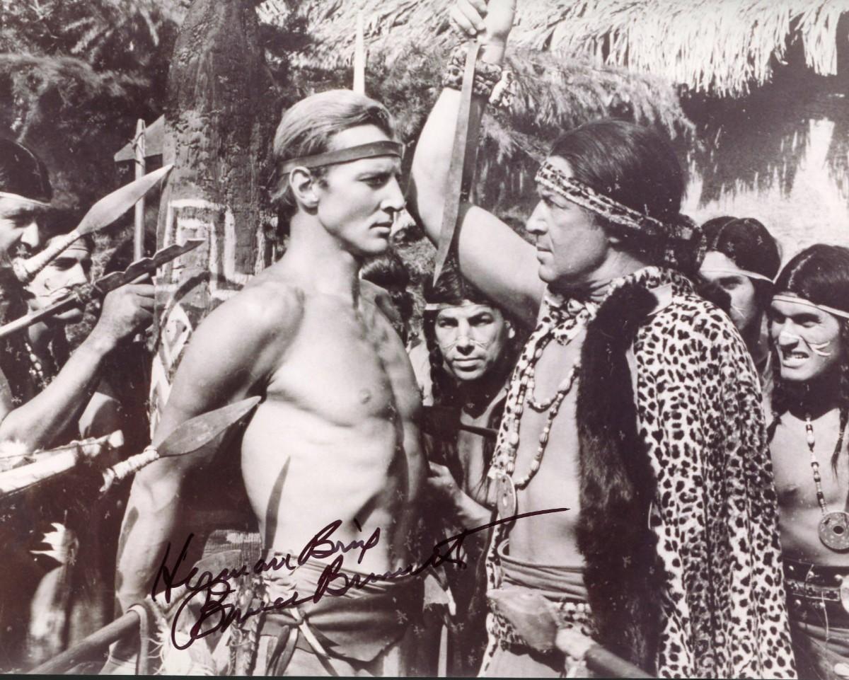 Bruce Bennett signed Tarzan photo | EstateSales.org