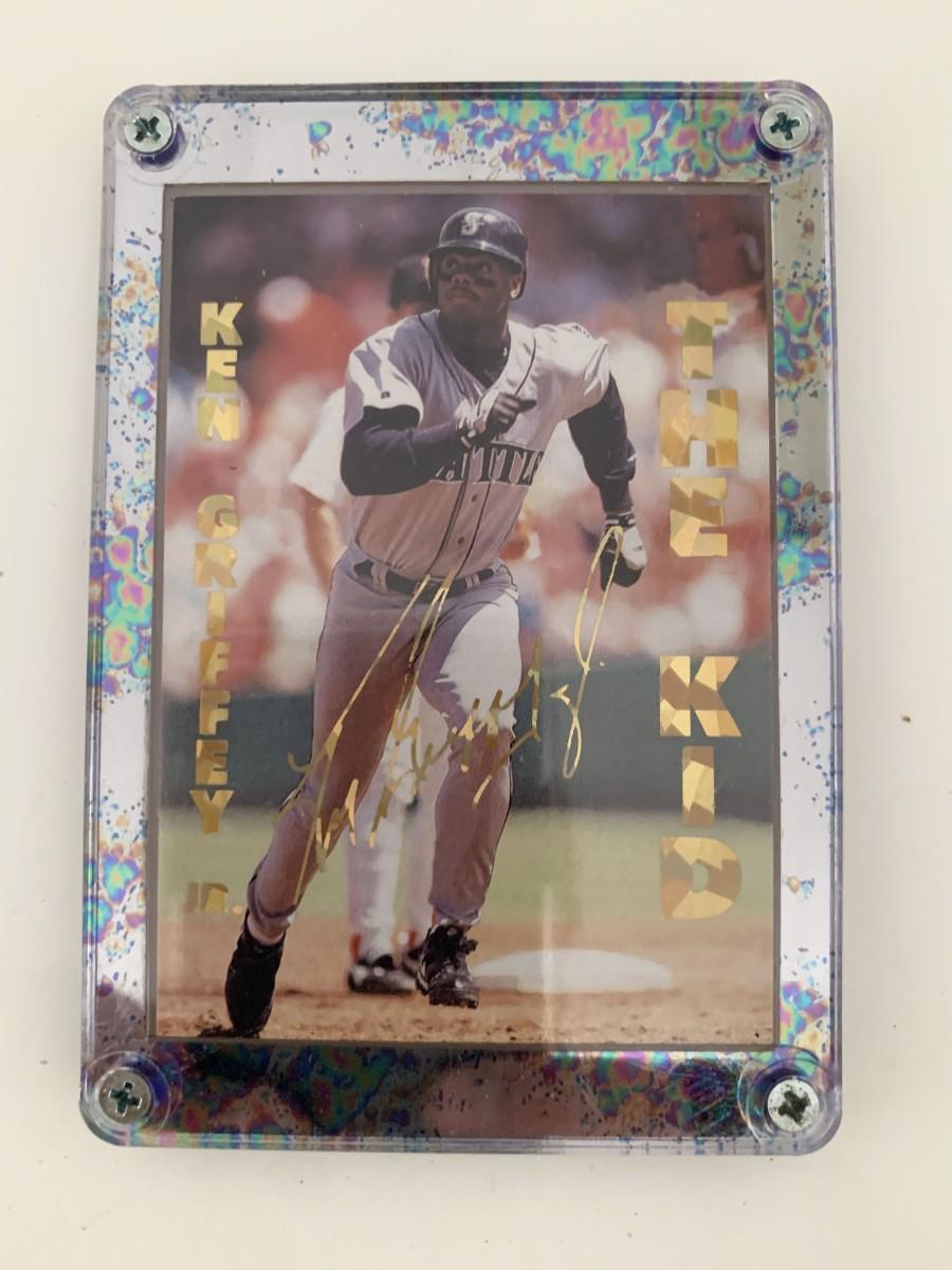 Ken Griffey Jr. The Kid Mariners Facsimile Signed Framed Baseball Card ...