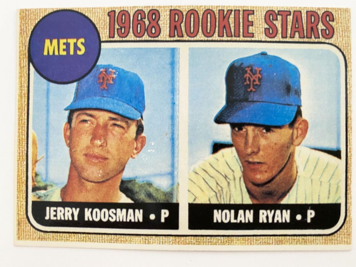 Rookie Stars Jerry Koosman & Nolan Ryan Mets Reprint Baseball Card ...