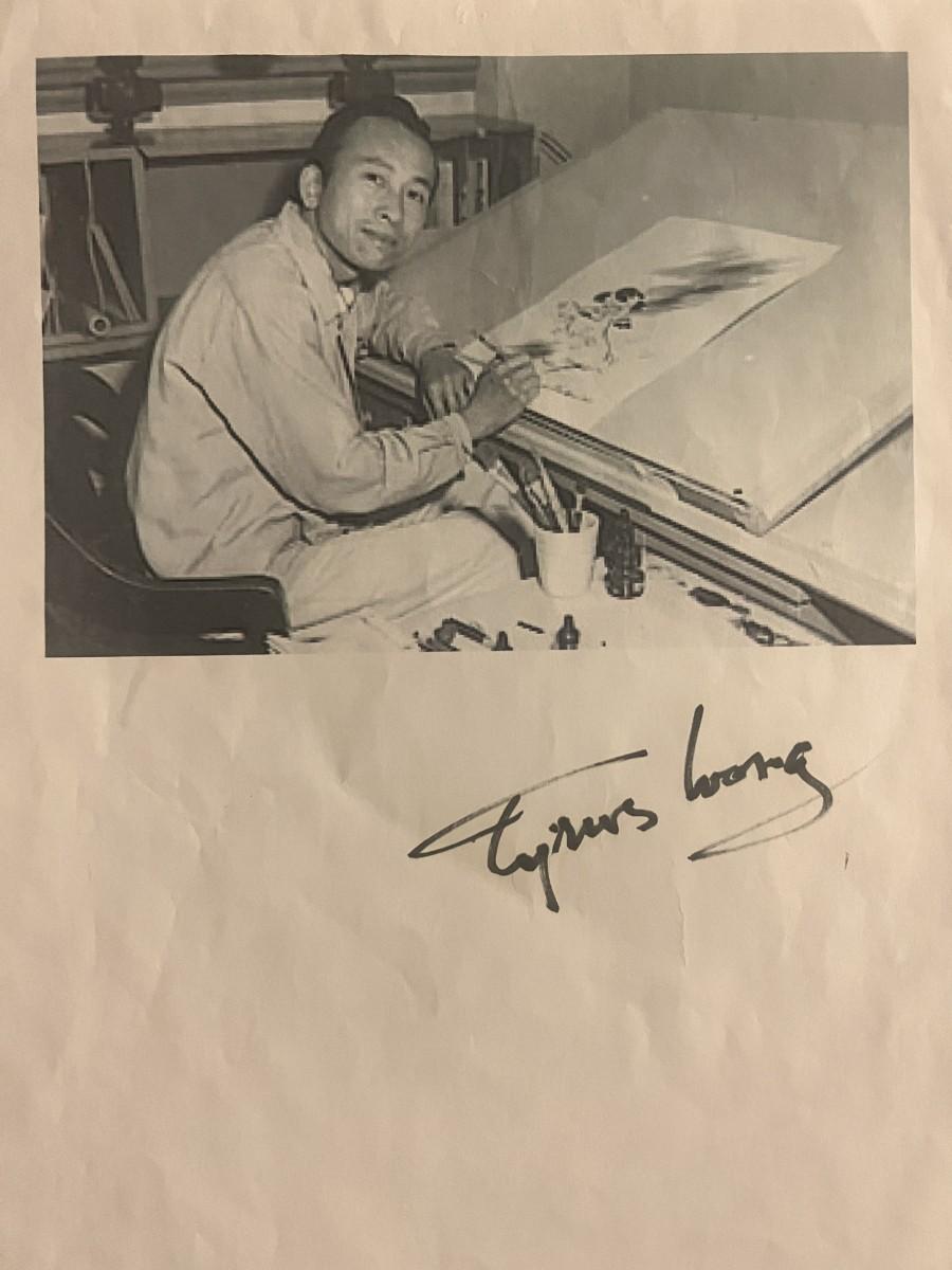 Bambi' Artist Tyrus Wong signed photo | EstateSales.org