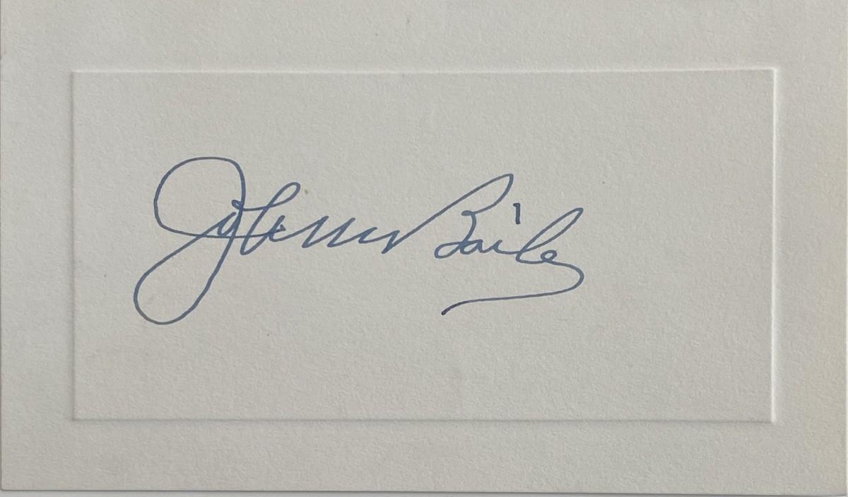 Democratic National Committee John M. Bailey original signature ...