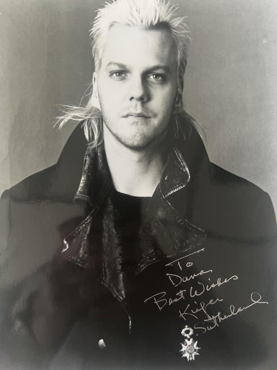 The Lost Boys Kiefer Sutherland signed movie photo. GFA Authenticated ...