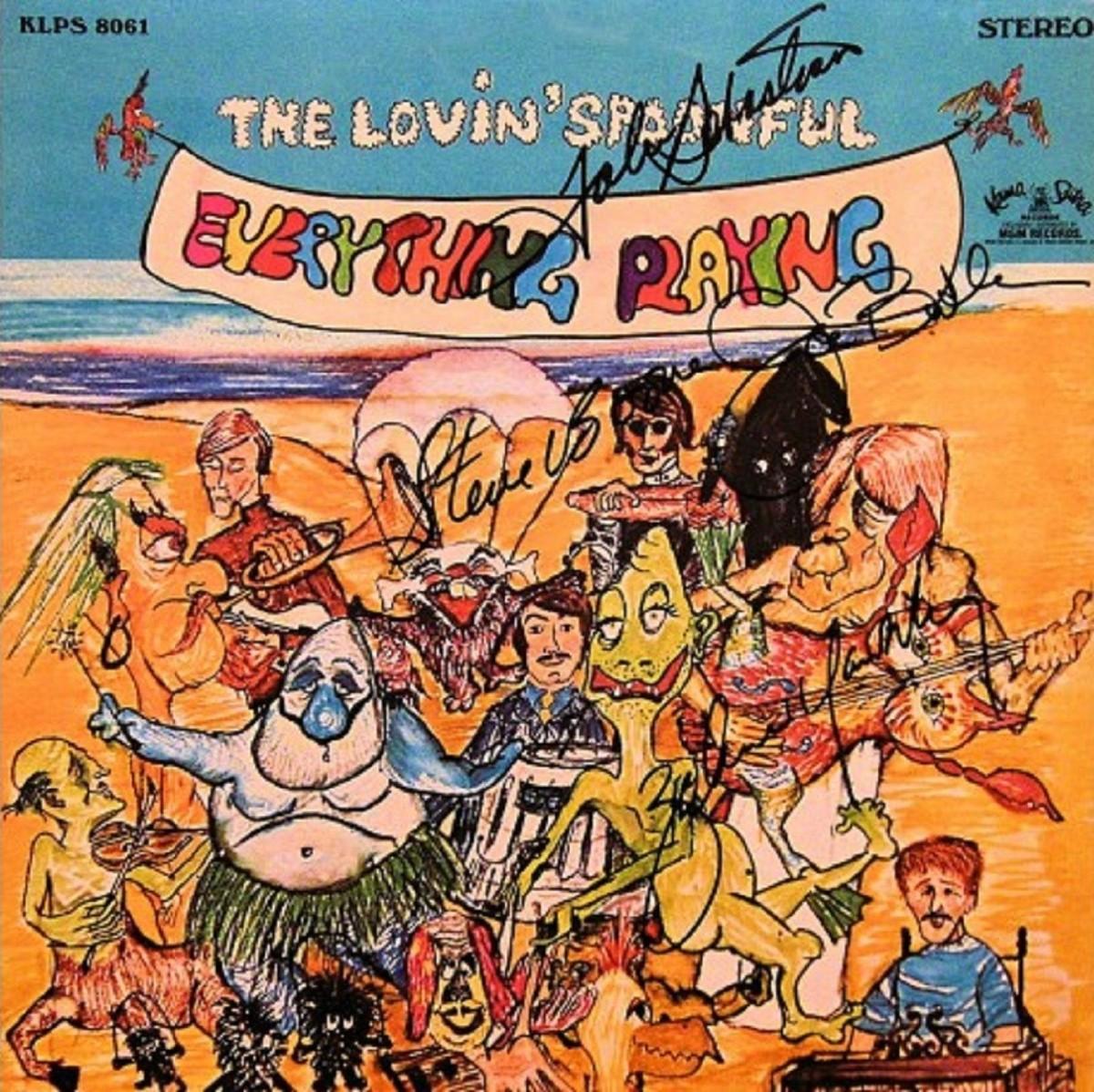 The Lovin' Spoonful signed "Everything Playing" album | EstateSales.org