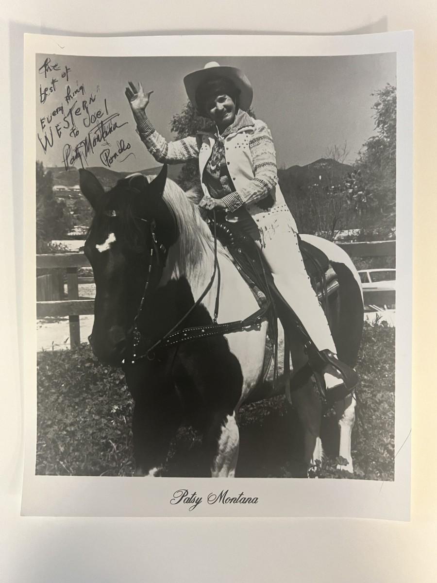 The Cowboy's Sweetheart Patsy Montana signed photo | EstateSales.org