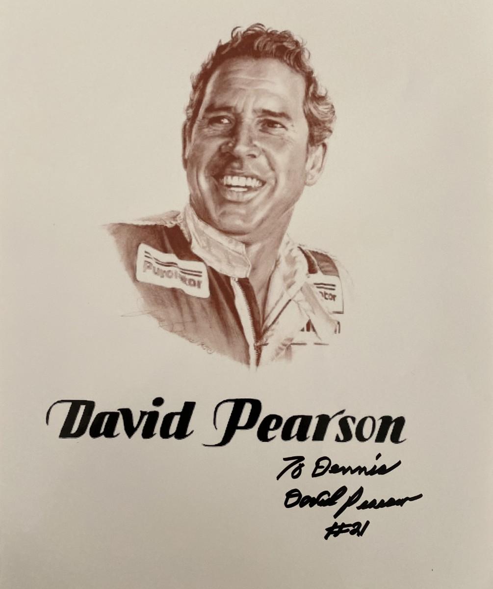 David Pearson signed photo | EstateSales.org