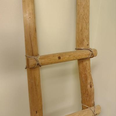 Solid Wood Native American Kiva Ladder | EstateSales.org