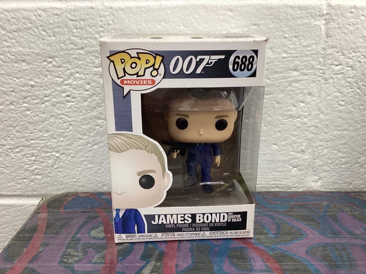Funko pops 007 688 James bond from quantum of solace | EstateSales.org