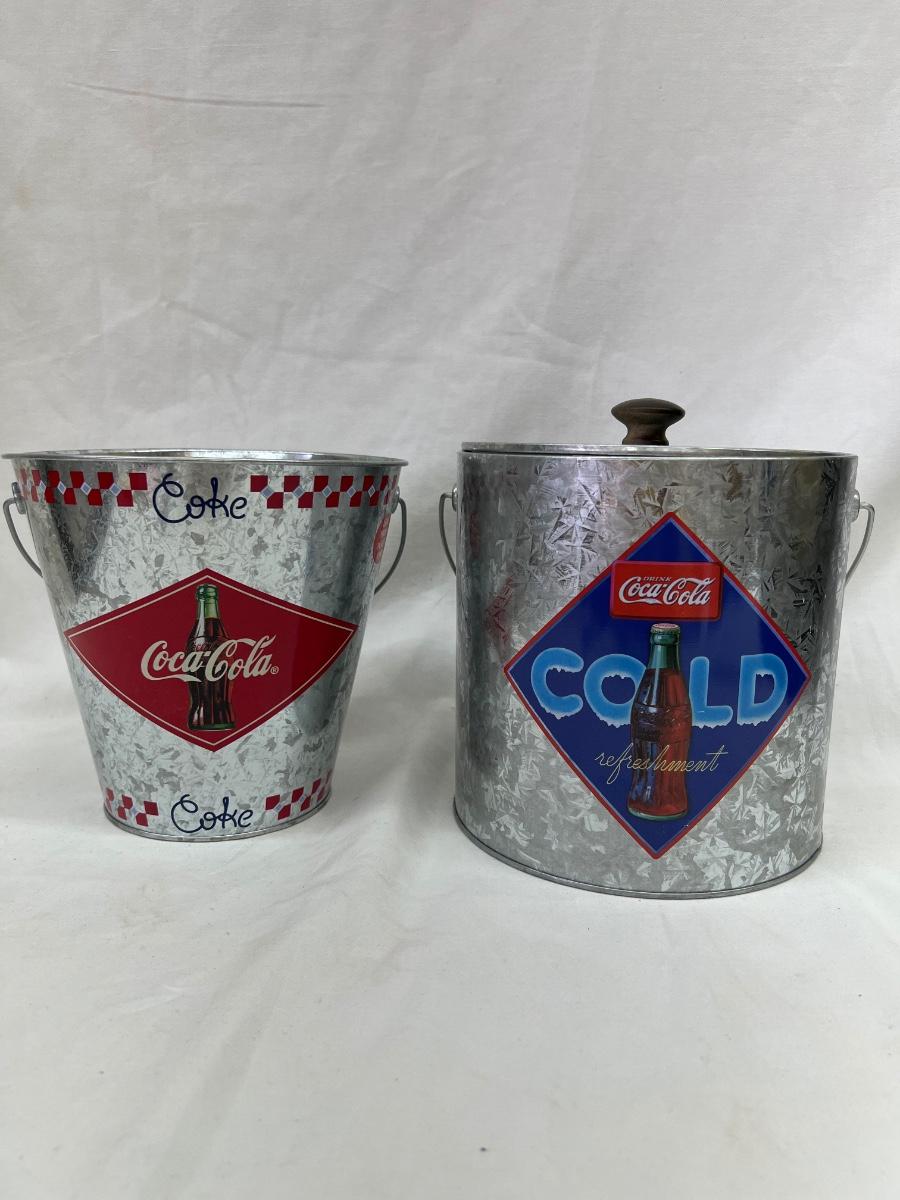Vintage Coke Coca-Cola Ice Buckets | EstateSales.org