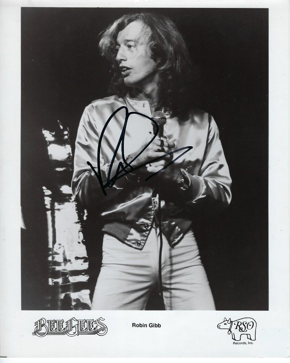 The Bee Gees Robin Gibb signed photo | EstateSales.org