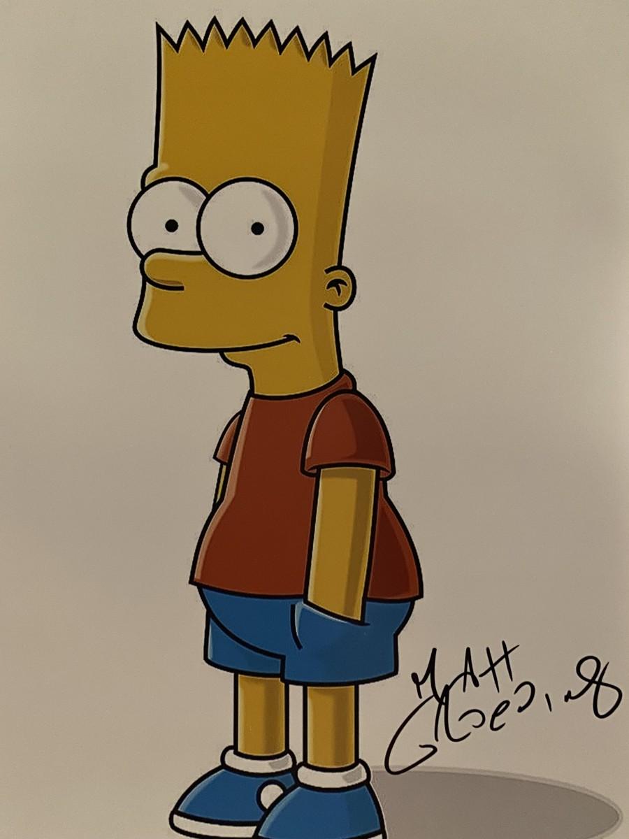 The Simpsons Matt Groening signed photo | EstateSales.org