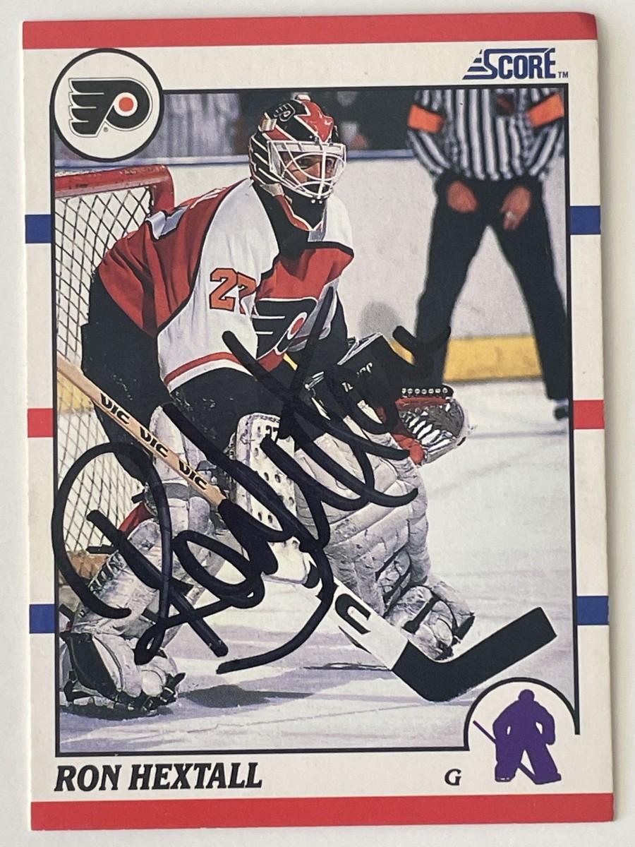 Philadelphia Flyers Ron Hextall 1990 Score #25 signed trading card ...