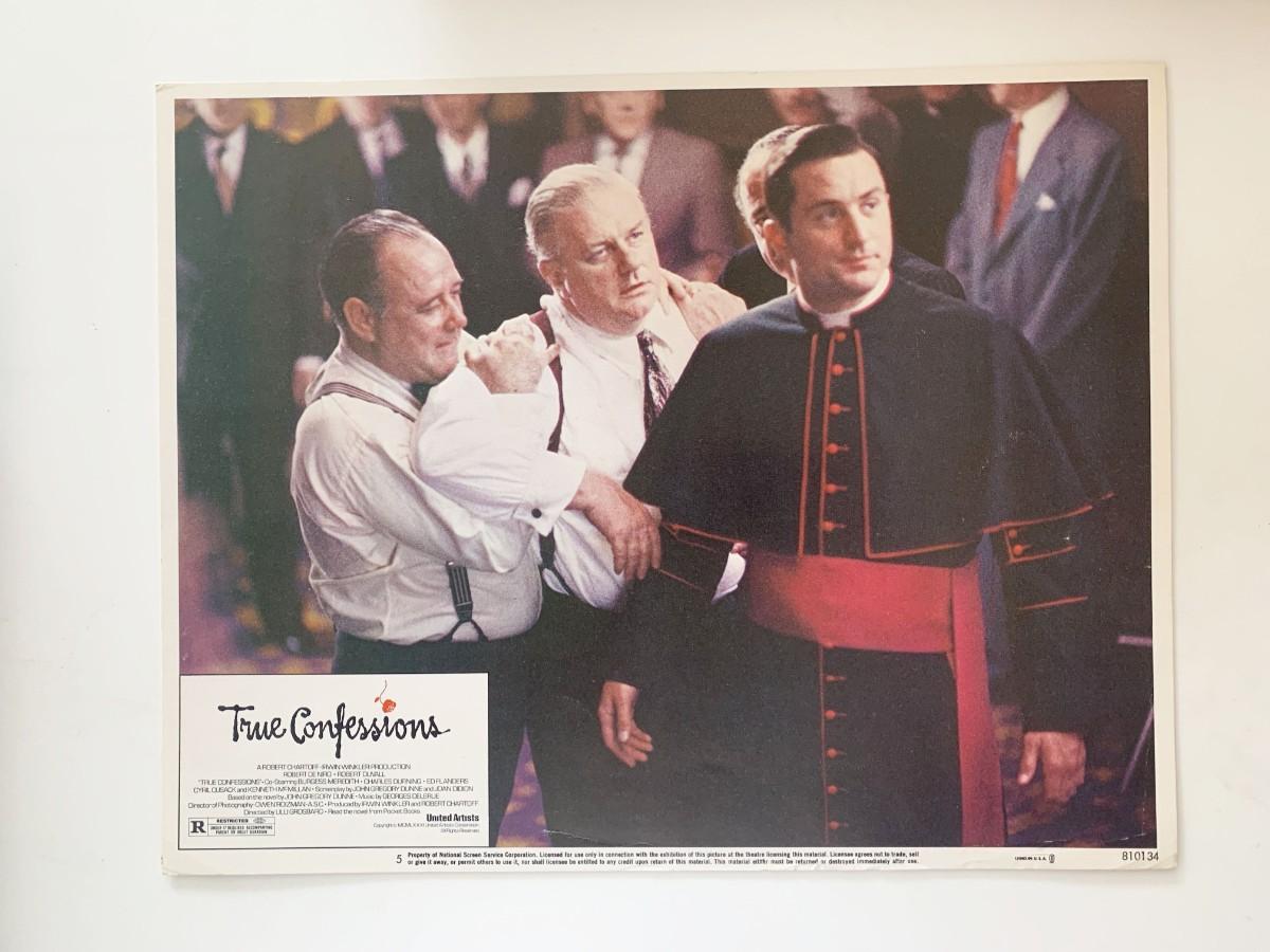 True Confessions original 1981 vintage lobby card | EstateSales.org