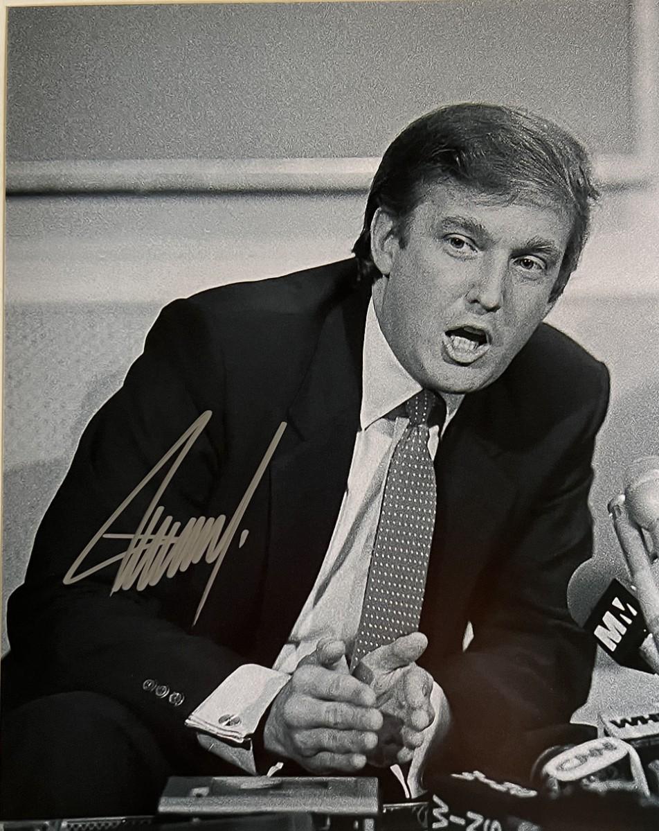 Donald Trump signed photo | EstateSales.org