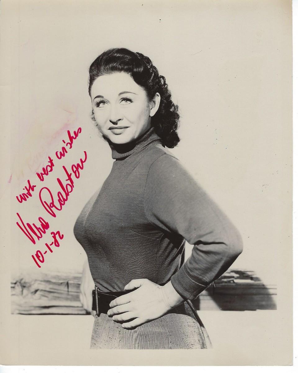 Vera Ralston Signed Photo | EstateSales.org