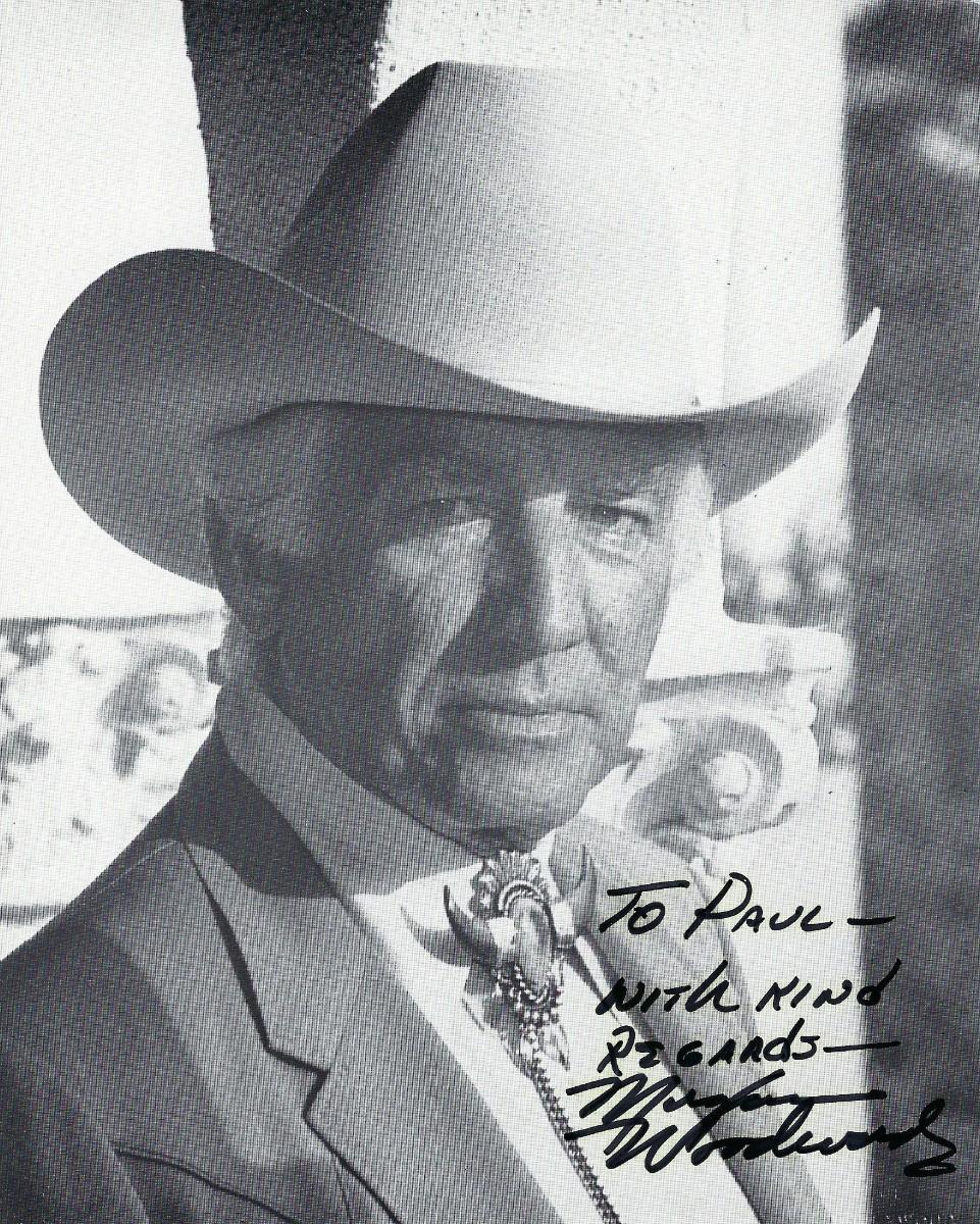 Cool Hand Lukes Morgan Woodward Signed Photo