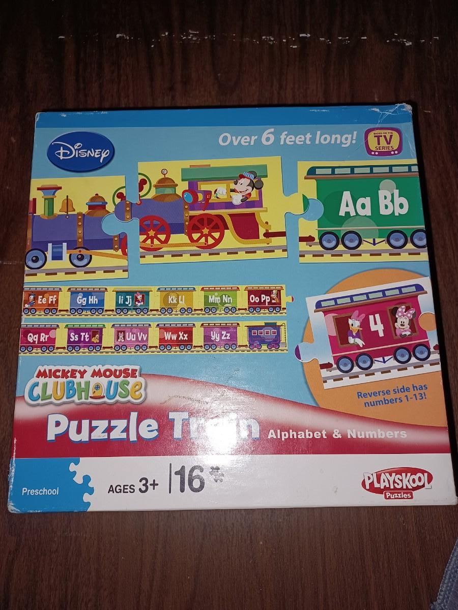 mickey mouse club train puzzle | EstateSales.org