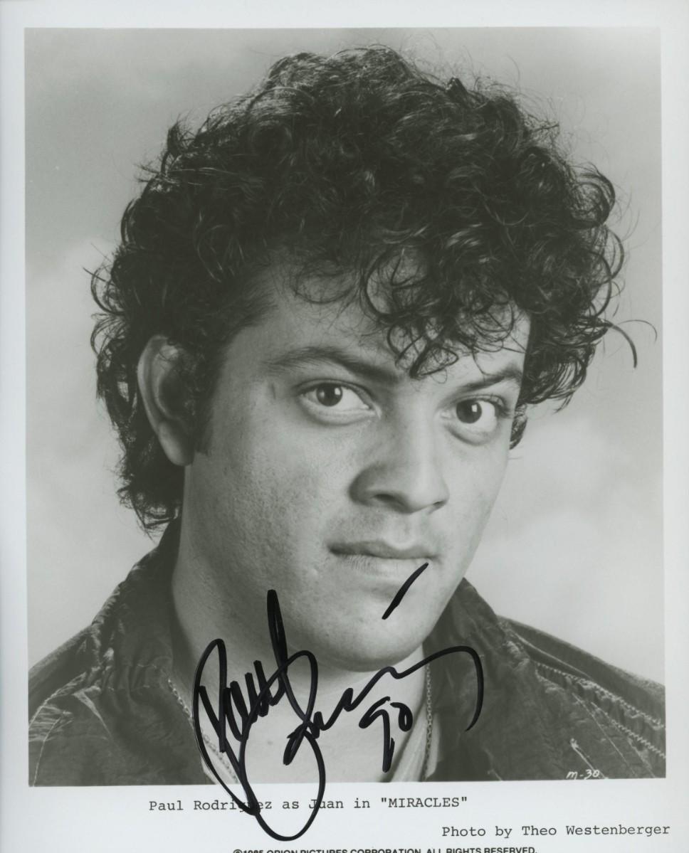 Paul Rodriguez signed "Miracles" movie photo | EstateSales.org