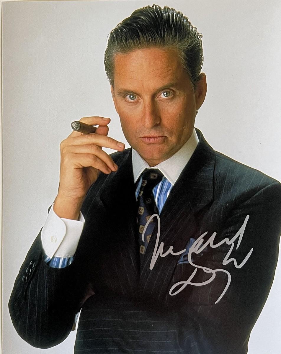 Wall Street Michael Douglas signed photo | EstateSales.org