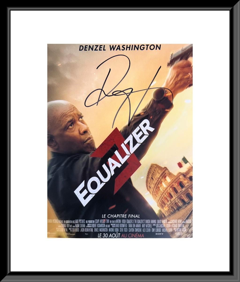Denzel Washington signed photo | EstateSales.org