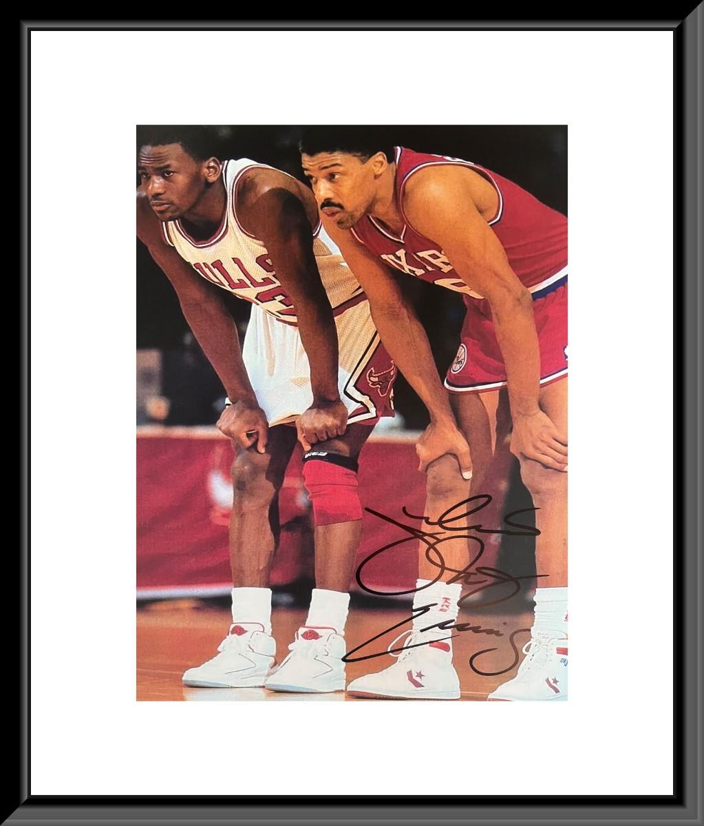 Julius Irving signed photo | EstateSales.org