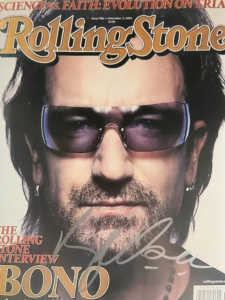 U2 Bono signed photo | EstateSales.org