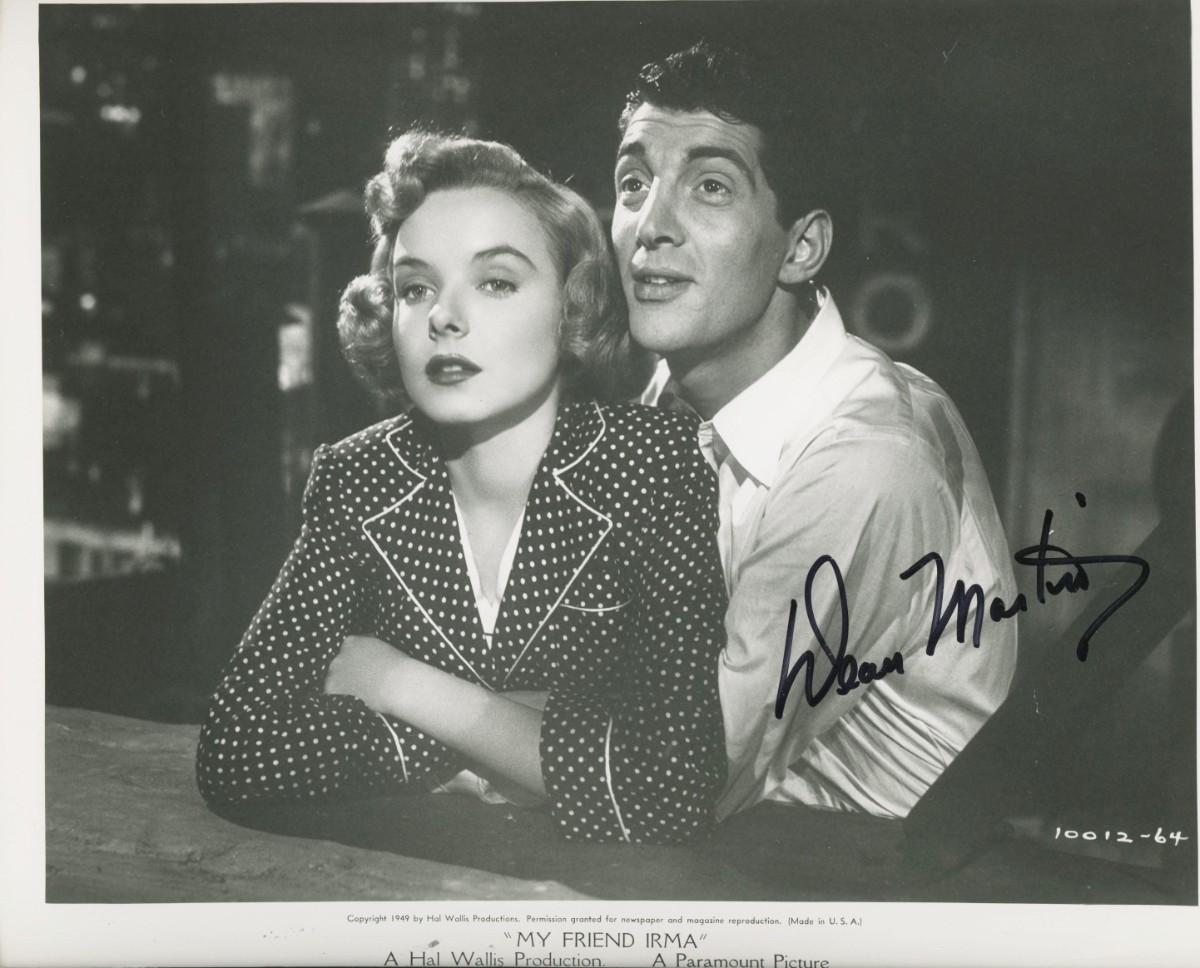 Dean Martin signed movie photo. GFA Authenticated | EstateSales.org
