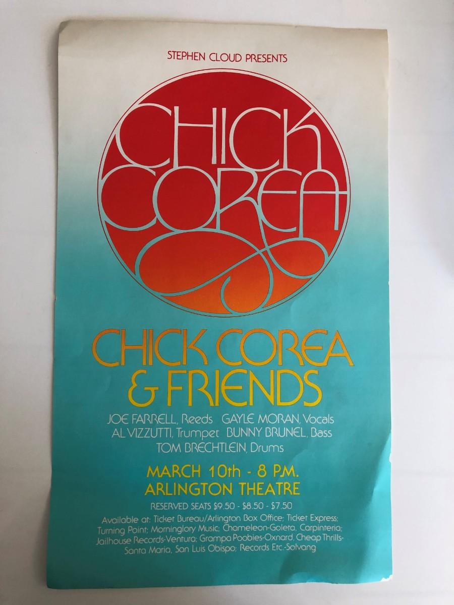 Chick Corea And Friends Concert Poster | EstateSales.org